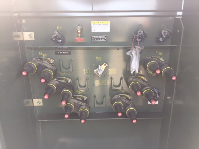 500 KVA 13200Y/7620 Primary, 208Y/120 Secondary, Cooper, dead front ...