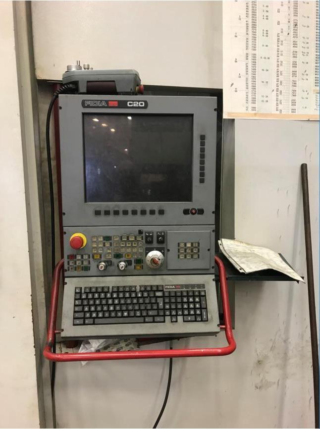 Fidia #GT-2510/6, 24 automatic tool changer, 236" X, 98" Y, 55" Z ...