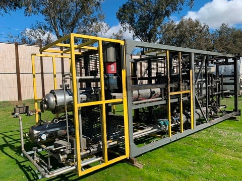 42" x 7' Srs Engineering Engineering Methanol recovery column, complete ...