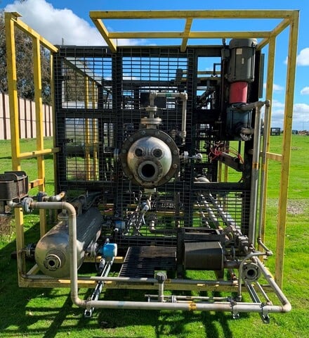 42" x 7' Srs Engineering Engineering Methanol recovery column, complete ...