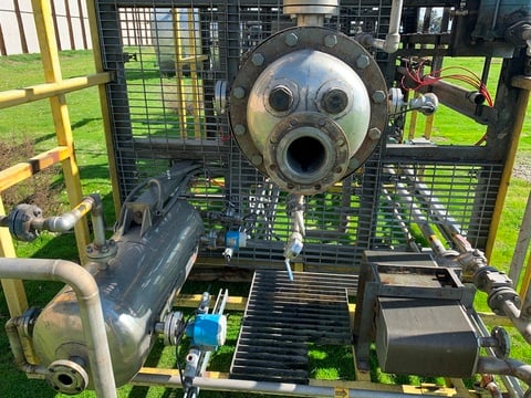 42" x 7' Srs Engineering Engineering Methanol recovery column, complete ...