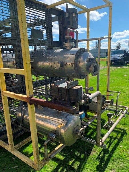 42" x 7' Srs Engineering Engineering Methanol recovery column, complete ...