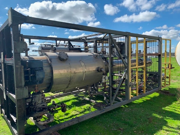 42" x 7' Srs Engineering Engineering Methanol recovery column, complete ...