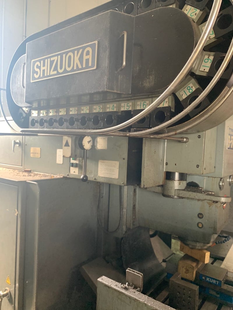Shizuoka #B-5V, CNC vertical machining center, 30 automatic tool ...