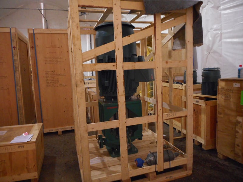 130 GPM, CPC Dilbit feed pump #VP-CX, type OH4, 125 HP Baldor motor ...