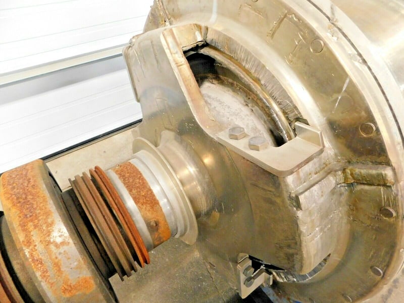 32" x 50" Bird, Stainless Steel solid bowl centrifuge rotating assembly ...