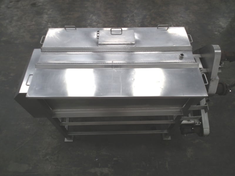 350 gallon L & A #T-703, batch kettle blending cooker, double rotating ...