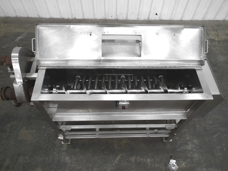 350 gallon L & A #T-703, batch kettle blending cooker, double rotating ...