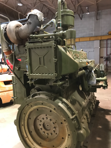 670 HP @ 900 RPM, Waukesha #3521 GSI, Natural Gas Engine, S/N C-10511/1 ...