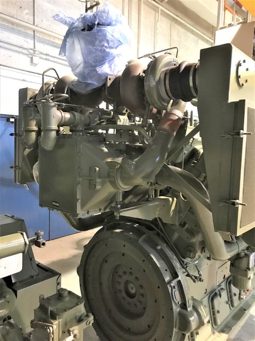 1480 HP @ 1000 RPM, Waukesha #7042GL, Natural Gas Exchange Engine, 10.5 ...