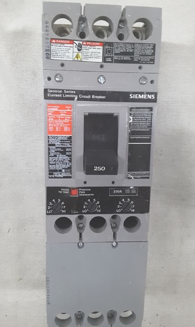 250 Amps, Siemens, CFD63B250-U, CFD, circuit breaker, new take out for ...
