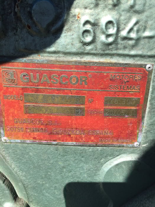 1000 HP Guascor #SF-360-TA Diesel Direct injection marine, Turbocharged ...