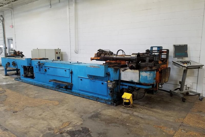 3-1/4" Schwarze-Robitec #80-HD, CNC tube bender, hydraulic mandrel ...