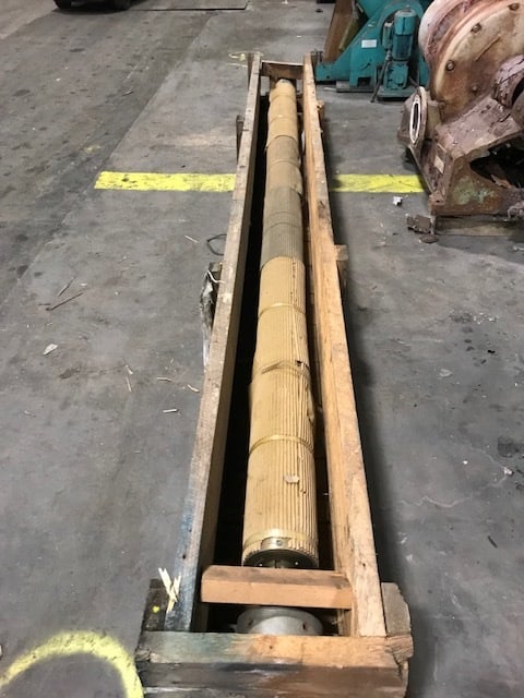 Mt Hope bowed roll, 7" dia. x 130" covered face, unused For Sale ...