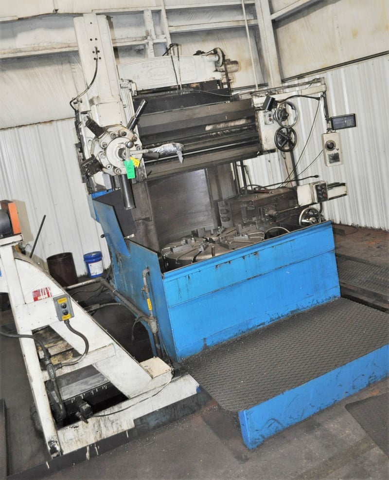 42" Bullard #Cutmaster, vertical turret lathe, 54" swing, 37" under ...