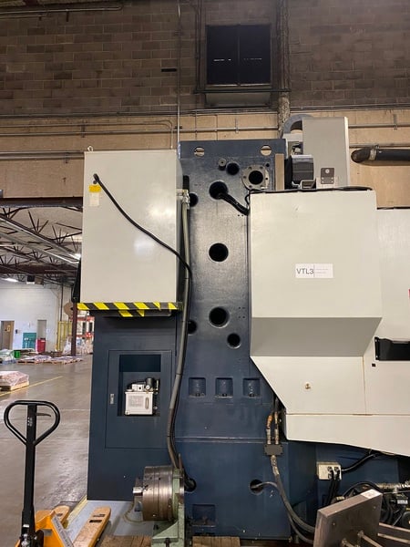 39" Youji #VTL-1000ATC, CNC VTC, Fanuc 18iTB, 53" swing, 4-jaw 40 ...