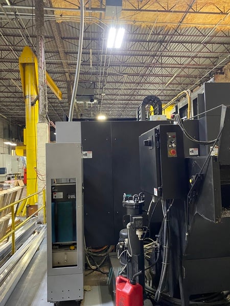 39" Youji #VTL-1000ATC, CNC VTC, Fanuc 18iTB, 53" swing, 4-jaw 40 ...