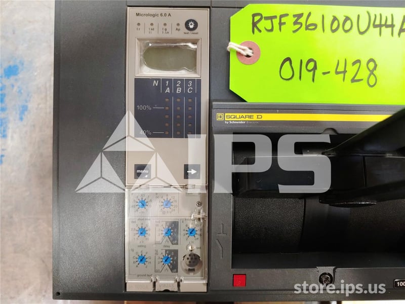 Square d, rjf36100u44a, rjf powerpact r-frame mccb unused surplus 019 ...