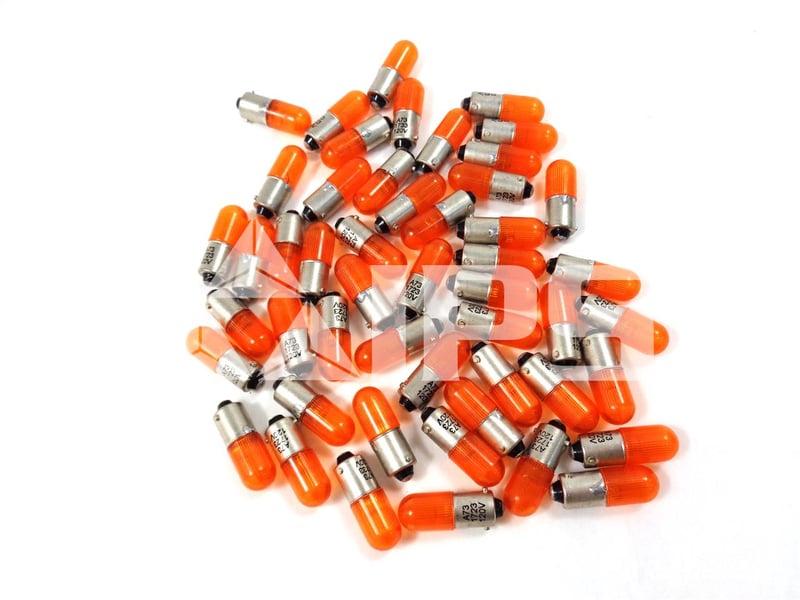 GE 125 Volts DC Amber Led Indicating Light Bulb New For Et-16 Fixture ...