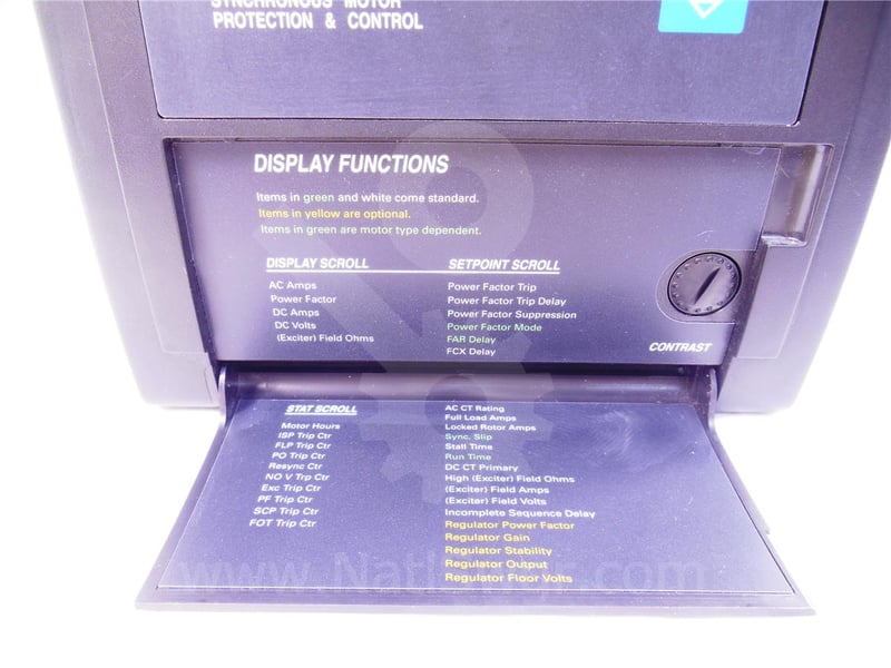 GE Multilin Spm Synchronous Motor Control Relay Power Factor, With Case ...