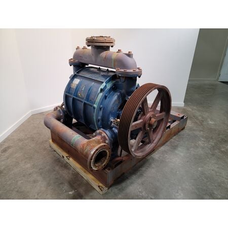 Nash #CL-2001, single stage, liquid ring vacuum pump, 30 GPM, rebuilt ...