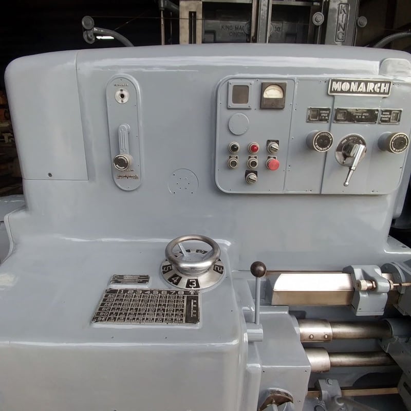 40" x 60" Monarch #Dyna-Shift-90/25000, heavy duty engine lathe, 32 ...