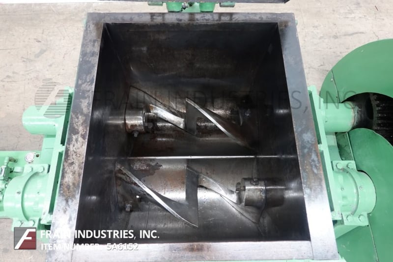 J.H. Day #20, double sigma mixer, 35 gallon capacity, tangential blade ...