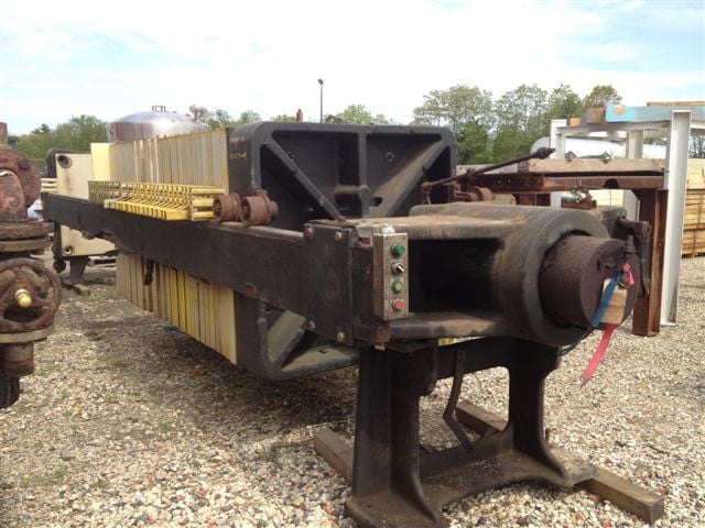 47" x 47" Shriver, filter press, 62 polypropylene recessed Lenser ...