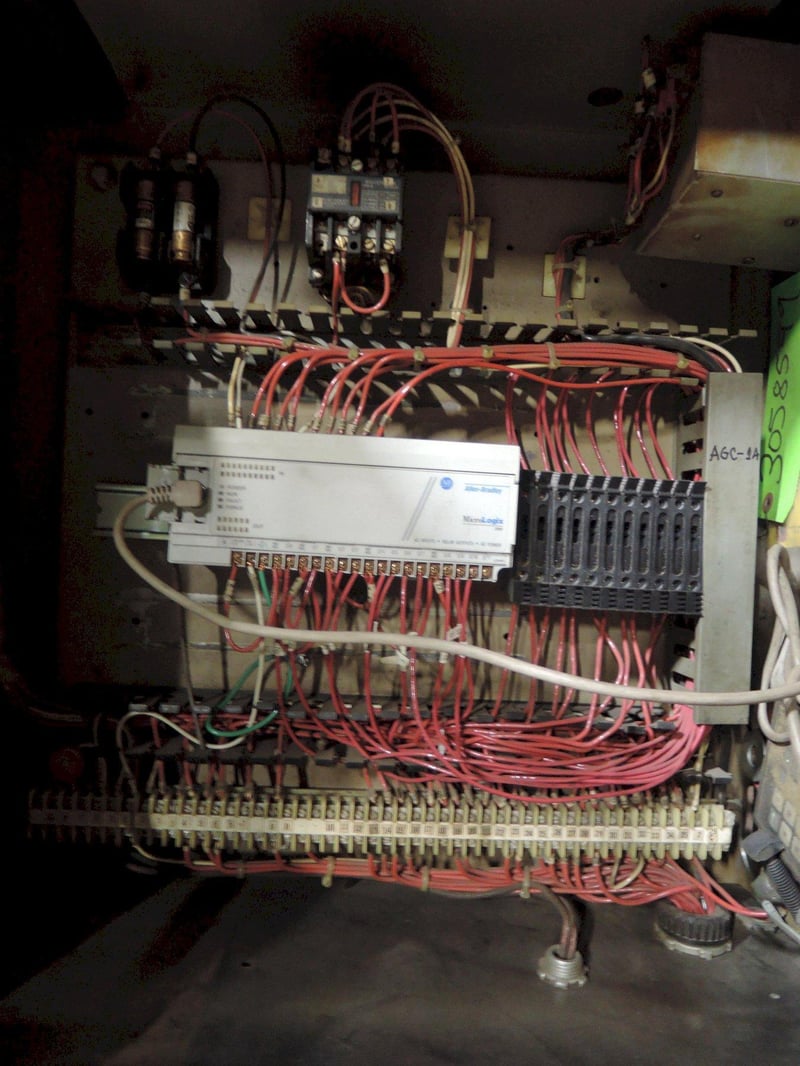 B & P #SF6CA, shell core machine with A & B Micro Logix 1000 controls ...