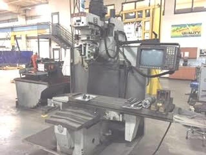 Acra, CNC Mill, 12" x60" table, Anilam 1100 CNC, 40 Taper, Air Power ...
