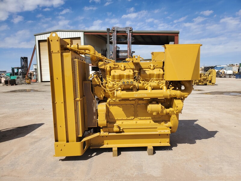 550 HP Caterpillar #D379B-PCTA, diesel engine, 2481 hours, 1200 RPM ...