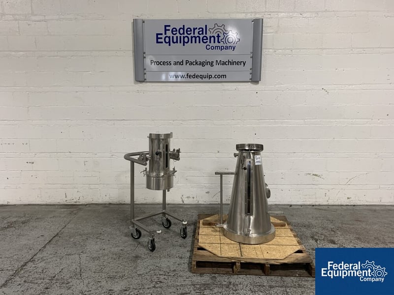 Glatt #GPCG5, Wurster insert, stainless steel, 9" Wurster column on ...