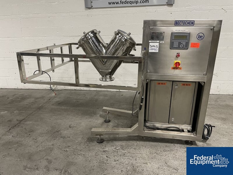 1 cu.ft. Bectochem #GMP, Twin Shell Blender, type ' Y' Blender, 316 ...