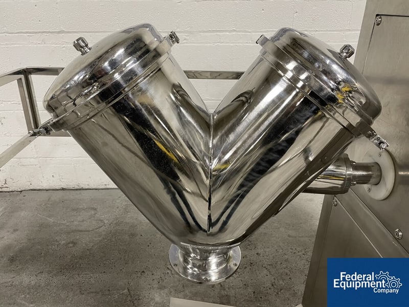 1 cu.ft. Bectochem #GMP, Twin Shell Blender, type ' Y' Blender, 316 ...