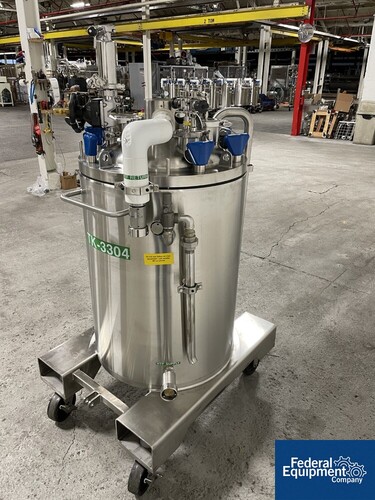 50/65 psi, ITT, Integrated Biosystems Cryovessel, 125 liter, 316L ...