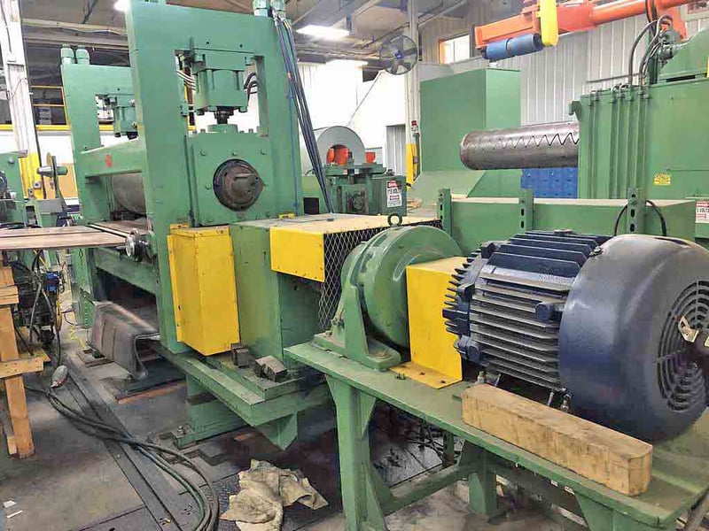 Memco, embosser, 58" W, 60" roll face, 60 HP AC motor, 1782 RPM, 230/ ...