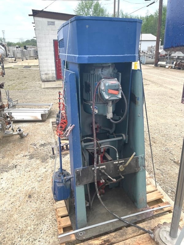 Hockmeyer mixer disperser, 10 HP, 1760 RPM, explosion proof motor, 208 ...