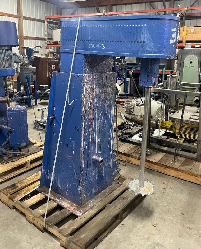 Hockmeyer mixer disperser, 7 HP, 1760 RPM, explosion proof motor, 208 ...