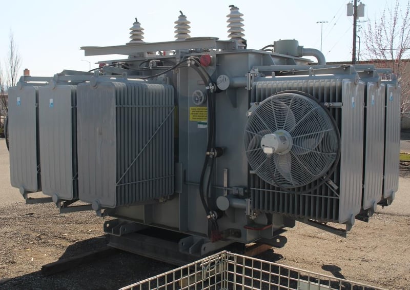 3750/5000 KVA 34500 Primary, 600/346 Secondary, Siemens, oil filled ...
