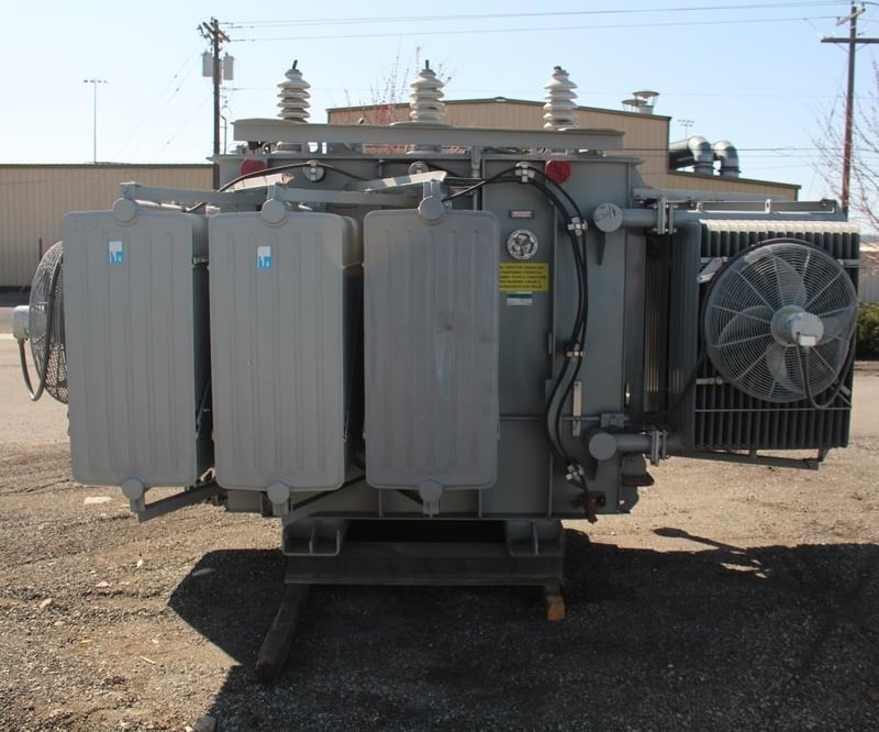 3750/5000 KVA 34500 Primary, 600/346 Secondary, Siemens, oil filled ...