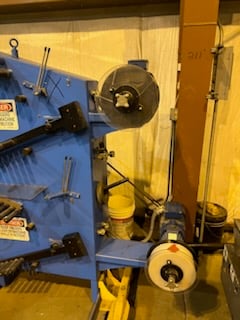 Dynamex #TPX-36-3-EU, driven tape payoff machine, 2 pad positions, 2014 ...