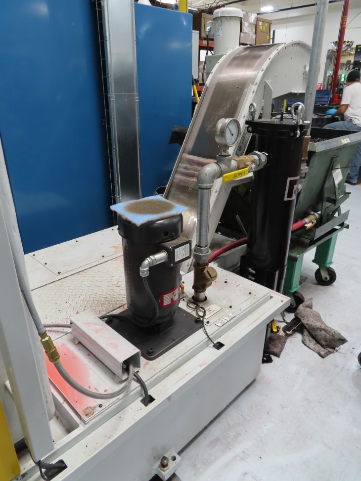 10 Ton x 30" stroke, General Broach #10-30GBTU, vertical table up ...