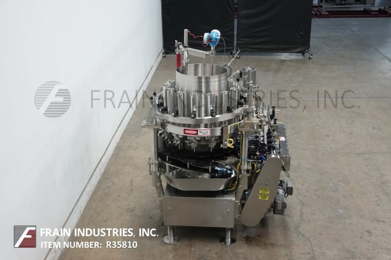 Elmar #RPE-514I LH, automatic, 14 head rotary piston filler rated from ...