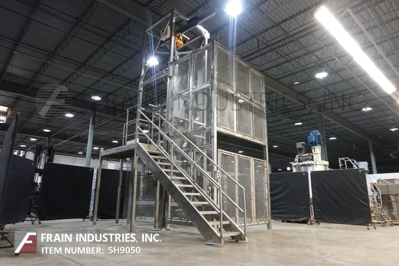 Super Sack Unloading system, Mac Process Equipment, 1 ton capacity, all ...