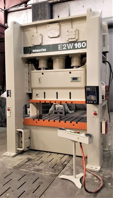 New & Used Komatsu Straight Side Double Crank Press Machines for Sale ...