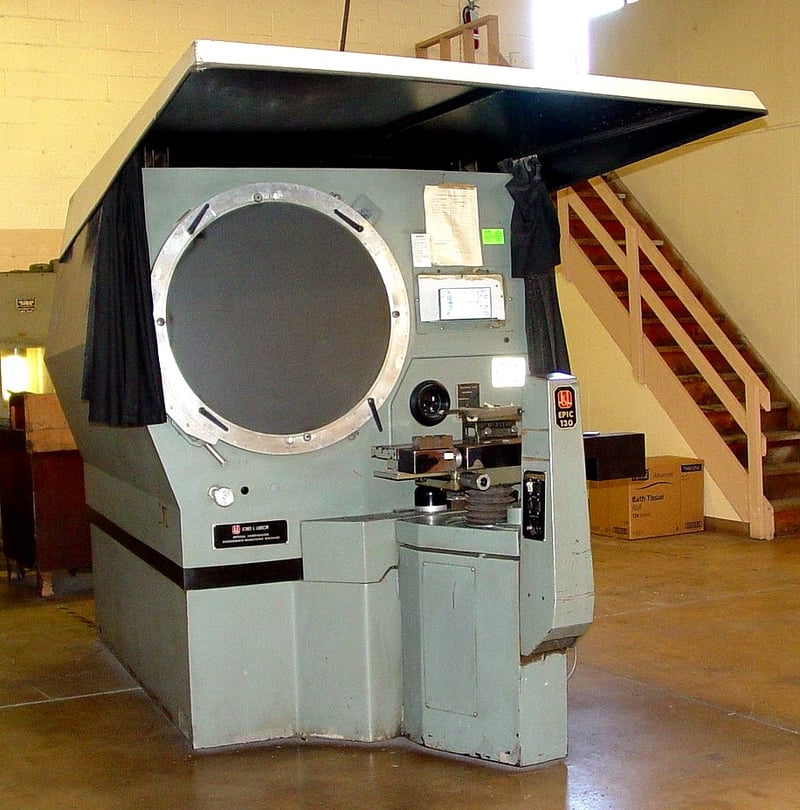 30" Jones & Lamson #Epic-130, optical comparator, digital read out ...