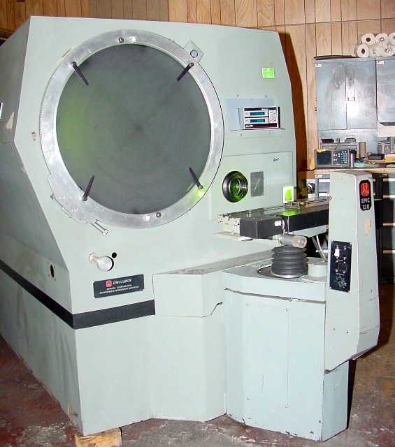 30" Jones & Lamson #Epic-130, optical comparator, digital read out ...