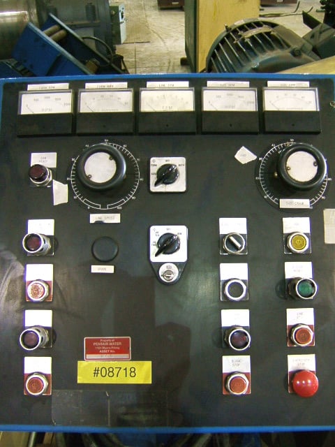 1-1/2" x .083" Yoder #W-15/W-20, tig welder tube mill, 26" abrasive ...