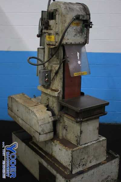 8" H.k. Porter #BG8, cable belt grinder, 107" length, 28" x13" table, 7 ...