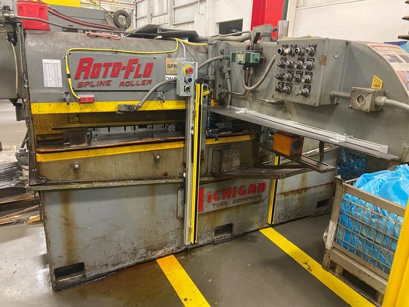 No. 1537 Michigan Roto-Flo, spline roller, 42" stroke, 3-5/8" rack face ...